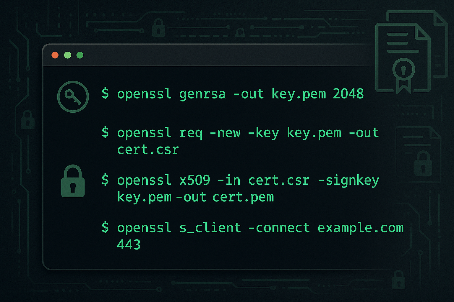 OpenSSL Quick Reference – Trustico® Online Security